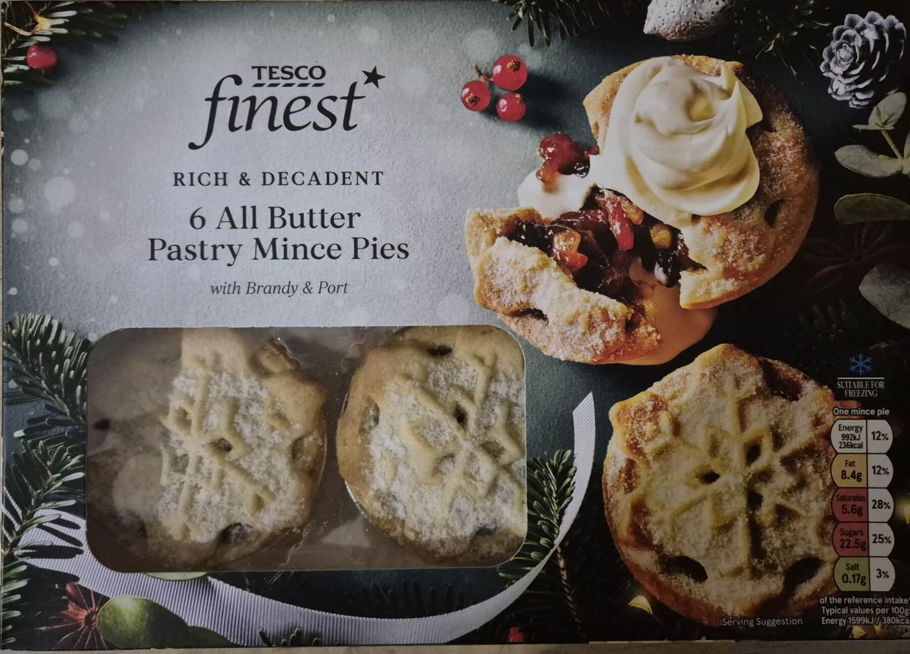 Tesco Finest All Butter Pastry Mince Pie Review 2024 - Mince Pie Reviews